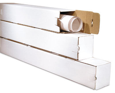 Box Square Tube 3x3x18" 32B White 25/bndl - Whitebird