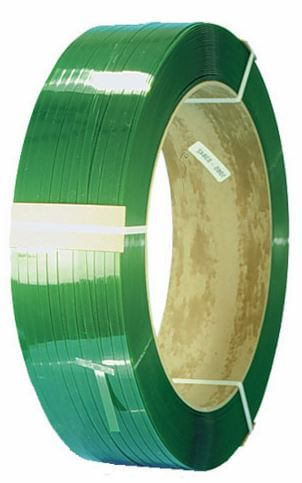 Strapping Poly 1/2"x8856' Green 600lb 16x6 Embossed - Whitebird