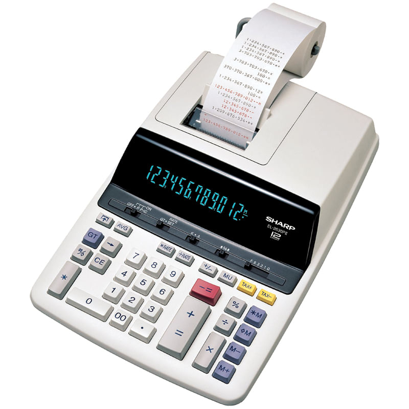 Calculator Printing 12 Digit Heavy Duty 4.8 LPS - Whitebird