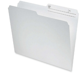 File Folders Letter Ivory Reversible 100/bx - Whitebird