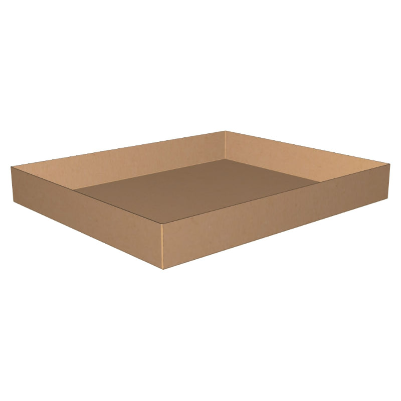 Tray 48-3/4x40-3/4x6 32C Kraft No Closure 250/pallet - Whitebird