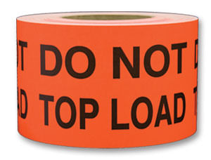 Labels Do Not Top Load 4x6" 500/rl Orange - Whitebird