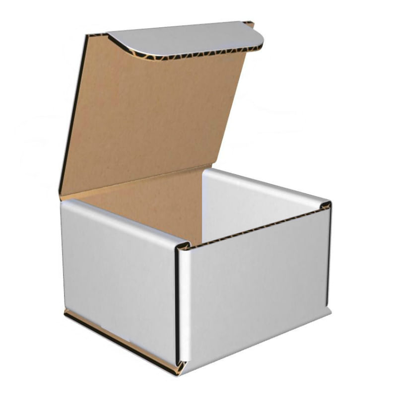 Mailers Corrugated 3x2x2 32B White 50/bndl - Whitebird