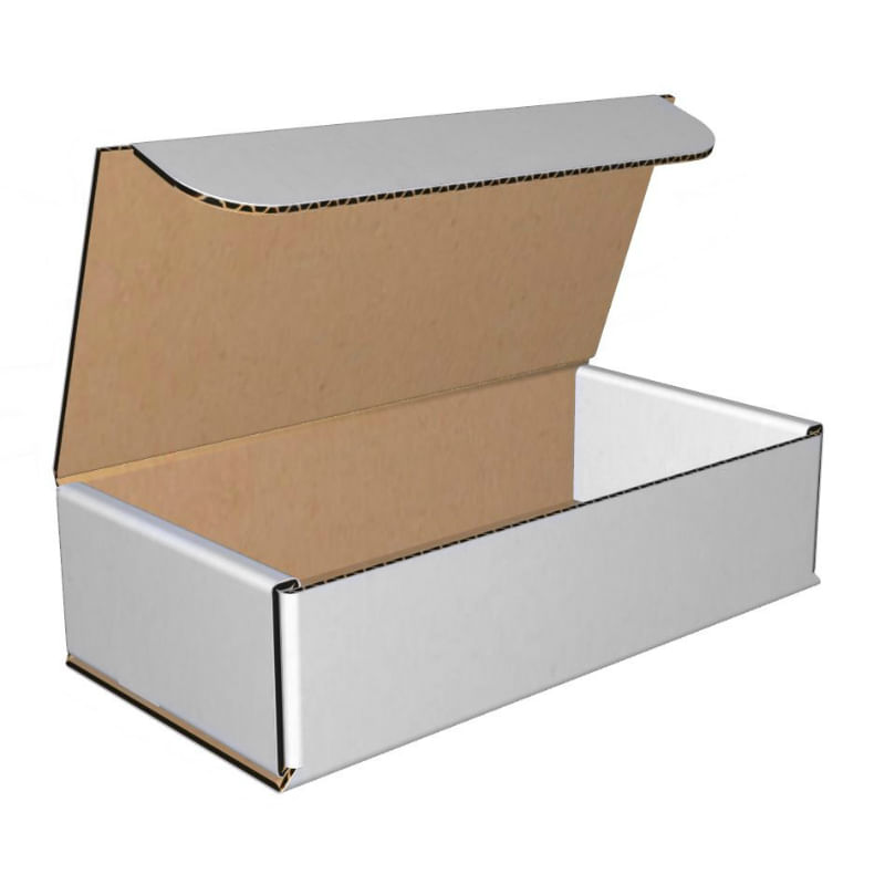 Mailers Corrugated 8x4x2 32B White 50/bndl - Whitebird