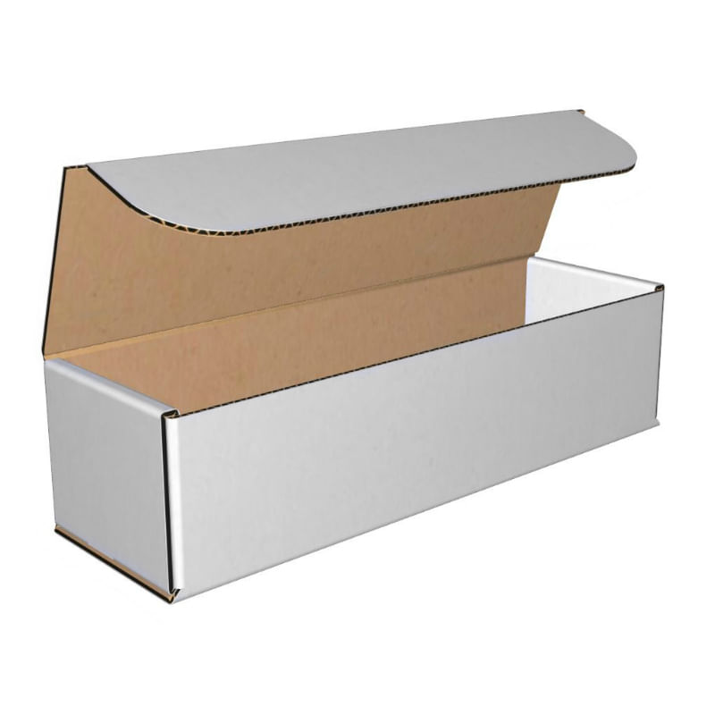 Mailers Corrugated 12x3-1/2x3 32B White 50/bndl - Whitebird