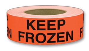 Labels Keep Frozen 2x5" 500/rl Orange - Whitebird