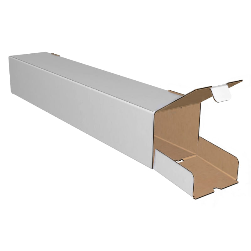 Box Square Tube 5x5x30" 32B White 25/bndl - Whitebird