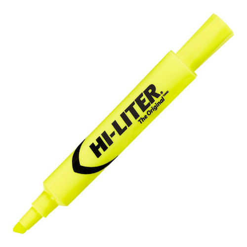Hi-Liter Dennison Yellow 12/bx - Whitebird