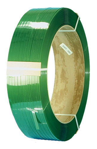 Strapping Polyester 5/8"x5905' Green 16x6 900lb Embossed - Whitebird