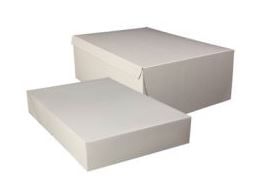 Cake Box 9 x 9 x 5 White 100/cs - Whitebird
