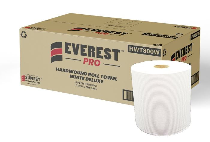 Hand Towel White 800' 6/cs 2" core - Whitebird