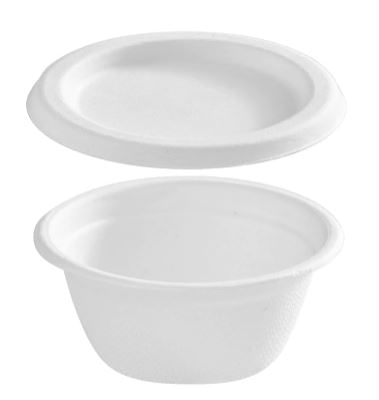 Compostable Lid for 4oz 2000/cs - Whitebird