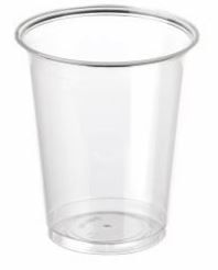 Cups Plastic Transparent 9oz 500/cs - Whitebird