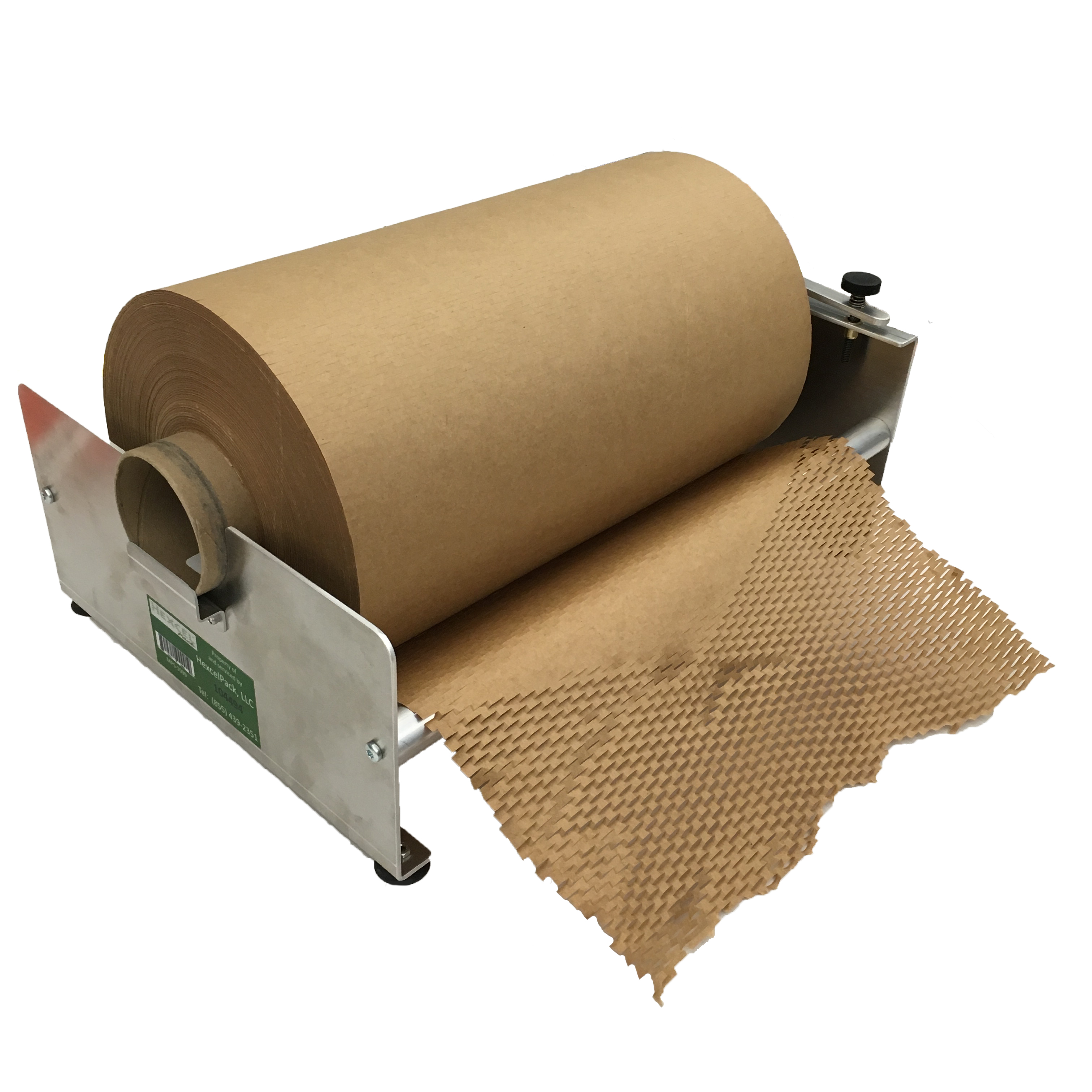 Curby Fragile Wrap 12" x 1400' 50# Kraft 40 rolls/skid - Whitebird