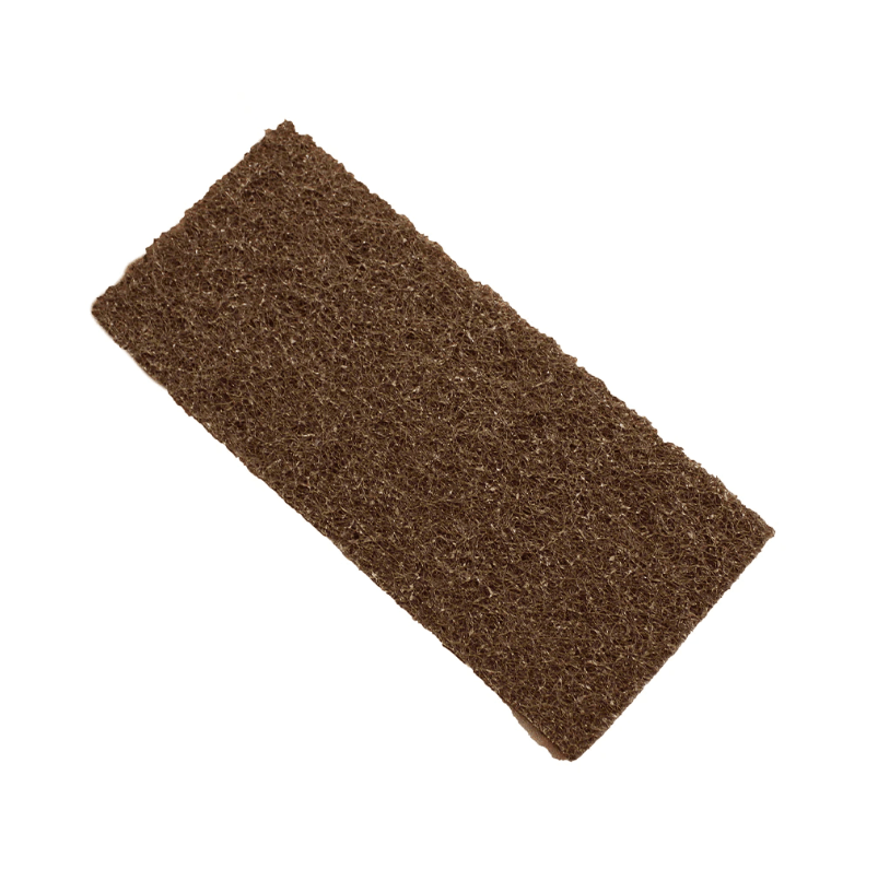 Scouring Pad 4-5/8x10" Brown Extra Heavy Duty 20/pk - Whitebird