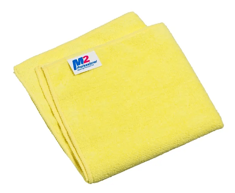 Microfibre Cloth 16"x16"Yellow Tile and Wall - Whitebird