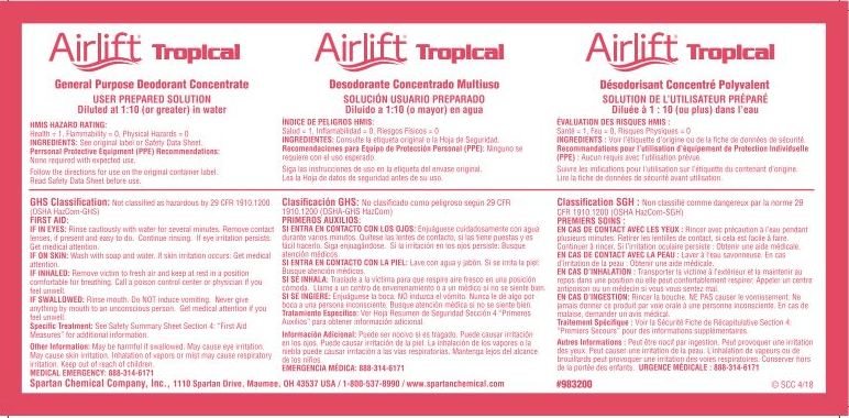 Spartan COG Tropical Airlift Label - Whitebird