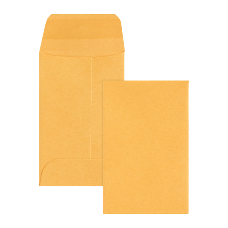 Envelope #2 Coin 2-1/2x4-1/4" Golden Kraft 500/bx - Whitebird