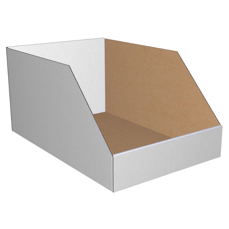 Bin Box Jumbo 12x24x12" 32B White 25/bndl - Whitebird