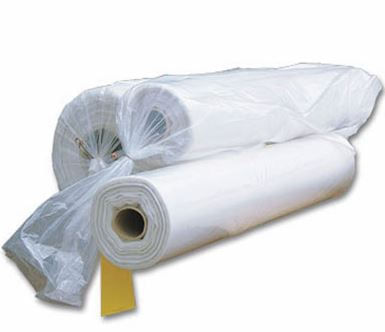 Poly Sheeting 120"x150' 2.1Mil Clear Heavy Duty, 3" Core - Whitebird