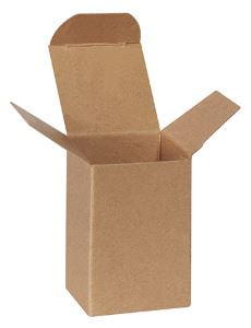 Box Paperboard 2x2x3" Kraft 1000/cs - Whitebird