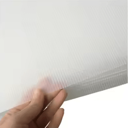 Sheet Plastic Corrugated 48x96" 4mm Super Clear - Whitebird