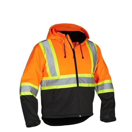 Hi-Vis Softshell Jacket Orange Small - Whitebird