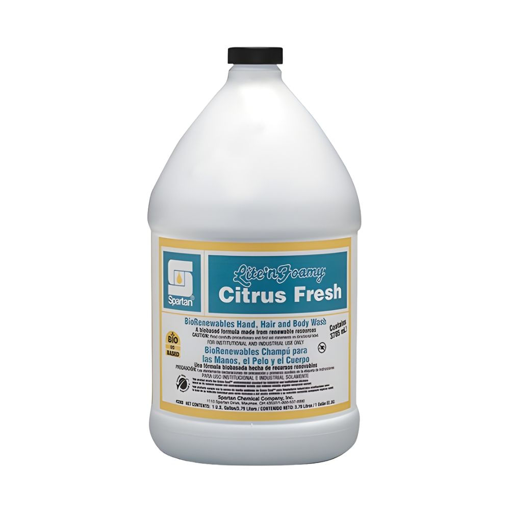 Spartan Lite'n Foamy Foam Hand Soap Green Citrus Fresh 3.78L - Whitebird